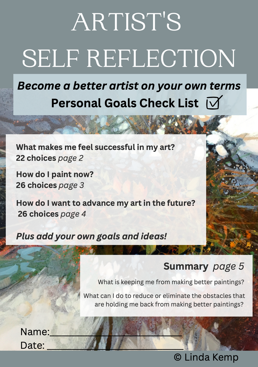 Artist's Self Reflection - Free Checklists – Linda Kemp Fine Art